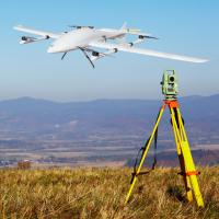 China 1.6KG Load VTOL Fixed Wing Aerial Mapping Drone 3.5Hour With Surveying Tilt Camera HXCETUS-240 for sale
