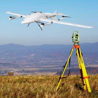 China 1.6KG Load VTOL Fixed Wing Aerial Mapping Drone 3.5Hour With Surveying Tilt Camera HXCETUS-240 for sale