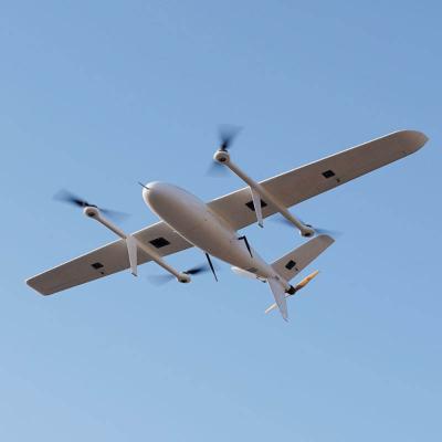 China 2500mm Wingspan Fixed Wing Vertical Takeoff Drone Load 2.2KG Pod Camera 3.5Hours HXAYK-250 for sale