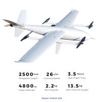 China Load 2.2KG Weight Surveying Tilt Camera Fixed Wing Drone Vertical Takeoff Street Modeling HXAYK-250 for sale