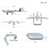 China HX330PRO 32m/S Speed VTOL Fixed Wing Drone Transportation Surveying Mapping Security Inspection for sale