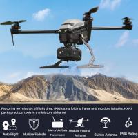 China 40KM 1.4Hours Long Range Surveillance Drones 8 Rotor Drone Payload 7KG Camera Custom HXN1-R for sale