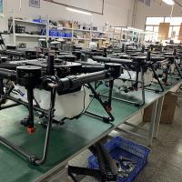 China 4 Axis 4 Rotors 4L Gasoline Tank Hybrid Drone UAV Agricultural Spraying Pest Control HXF22 for sale