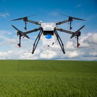 China OEM 10 Litre Agriculture Spraying Drone 60 Acres/H 12Minutes Battery 2~3m HXMX410 for sale