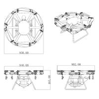 China OEM Multi Rotor Rotary Wing Drone UAV 16L Box Medical Delivery HXMX616 for sale