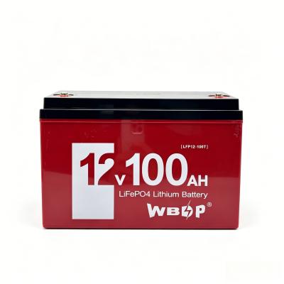 China Rechargeable 12.8V 100Ah LiFePO4 Battery Square Lithium Iron Phosphate Battery for sale