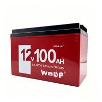China Rechargeable 12.8V 100Ah LiFePO4 Battery Square Lithium Iron Phosphate Battery for sale