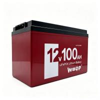 China Rechargeable 12.8V 100Ah LiFePO4 Battery Square Lithium Iron Phosphate Battery for sale