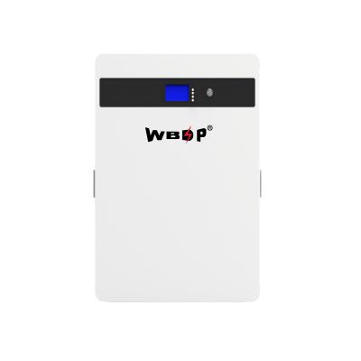 China Wall Mounted Lithium LiFePo4 Battery 51.2V 100Ah 5.12kWh Home Solar Storage Battery for sale