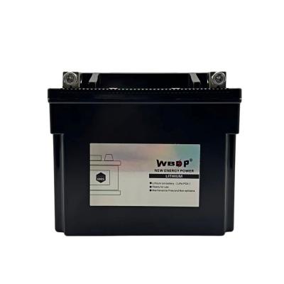 China Rechargeable Lithium Motorcycle Battery 12.8V 6AH Lithium Ion Motorcycle Battery For Motorcycle Starting for sale