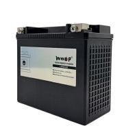 China Maintenance Free LFP Motorcycle Battery 12.8V 12AH Motorcycle Starter Battery Lightweight for sale
