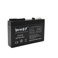 China 7Ah 6V AGM Battery Sealed Replacement UPS Battery GS Certified for sale