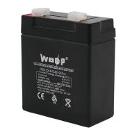 China Low Discharge Rate Rechargeable Storage Batteries Mini 4V 3Ah Lead Acid Battery for sale
