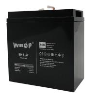 China 42Ah 6V AGM Battery Sealed Rechargeable SLA Battery For UPS Units, Security Systems / Electronic Equipment for sale
