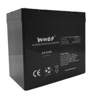 China Sealed 12V 55Ah AGM Battery Maintenance Free Lead Acid Storage Battery For Solar System/ UPS/Telecom for sale