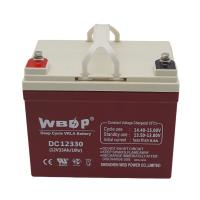 China Customizable Deep Cycle Solar Battery 12V 33Ah Sealed Lead Acid Battery Power System for sale