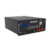 China 51.2V 200Ah 10kWh Lithium LiFePo4 Battery Rechargeable Rack Mount Lithium Battery for sale