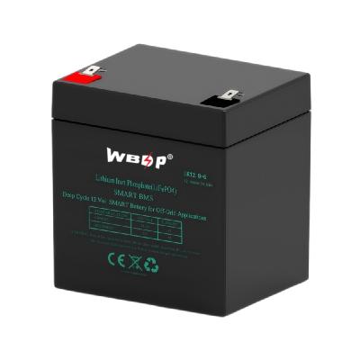 China High Temperature Resistance Lithium LiFePo4 Battery Deep Cycle 12V 6Ah Battery For Solar Street Light for sale