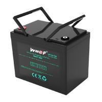 China Lightweight 12.8V 100Ah Lithium Battery Heavy Duty LiFePO4 Lithium Ion Battery for sale