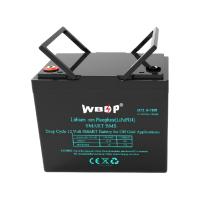 China Maintenance Free Lithium LiFePo4 Battery Black 12.8V 120Ah Lithium Deep Cycle Battery For Telecom Station for sale