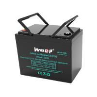 China Maintenance Free Lithium LiFePo4 Battery Black 12.8V 120Ah Lithium Deep Cycle Battery For Telecom Station for sale