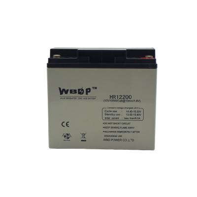 China High Rate 12V 20AH Rechargeable Battery VRLA AGM Lead Acid Battery For UPS System / Security System for sale
