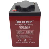 China 225Ah 6V AGM Battery Leak Proof Maintenance Free Deep Cycle Battery For Golf Cart / Electric Wheelchair for sale