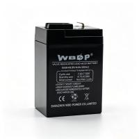 China Multipurpose 6V 4Ah Lead Acid Battery Compact AGM Sealed Battery Low Discharge Rate for sale