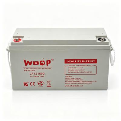 China Rechargeable 12V 150ah Lead Acid Battery UPS AGM Accumulator Deep Cycle for sale