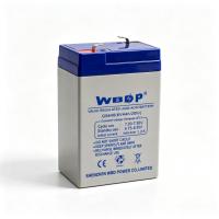 China Compact 6V 4Ah Battery Multipurpose Rechargeable Sealed Lead Acid Battery Deep Cycle Blue / Grey for sale