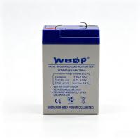 China Compact 6V 4Ah Battery Multipurpose Rechargeable Sealed Lead Acid Battery Deep Cycle Blue / Grey for sale