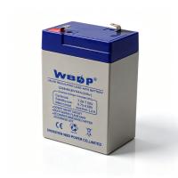 China Compact 6V 4Ah Battery Multipurpose Rechargeable Sealed Lead Acid Battery Deep Cycle Blue / Grey for sale