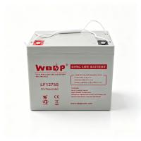 China Maintenance Free Long Life UPS Battery 12V 75Ah Rechargeable Lead Acid Batteries For Wind Energy Storage for sale