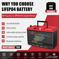 China 12.8V80Ah / 27R LIFEPO4 CAR BATTERY with Ultra-high Safety and Long Service Life Lithium LiFePo4 Battery for sale