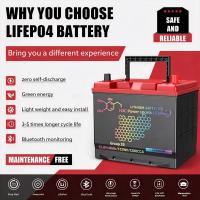 China 1200CCA LiFePO4 Car Battery 12.8V40AH 512WH Lithium Iron Phosphate Battery for Vehicles Yachts RV for sale