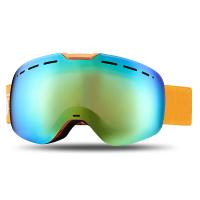 China Magnetic Spherical Ski Goggles with TPU Frame - 100% UV Protection Anti-Fog Lenses for Snowboarding for sale