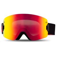 China Outdoor HD Ski Goggles with Cylindrical Magnetic Design and Double Layer Anti-Fog Technology for Snowboarding for sale