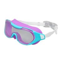 China Kids Anti-Fog Swimming Goggles with UV Protection - Large Frame Design & Adjustable Strap for Comfortable Fit for sale