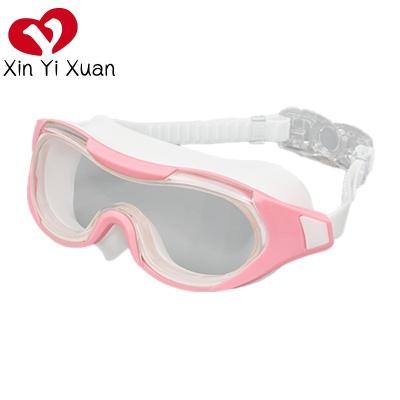 China Kids Anti-Fog Swimming Goggles with UV Protection - Large Frame Design & Adjustable Strap for Comfortable Fit for sale