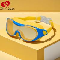 China Kids Anti-Fog Swimming Goggles with UV Protection - Large Frame Design & Adjustable Strap for Comfortable Fit for sale