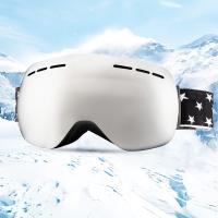 China Customizable Magnetic Lens Ski Goggles 18.6x10.4cm with Anti-Fog Photochromic Technology for Snow Sports for sale