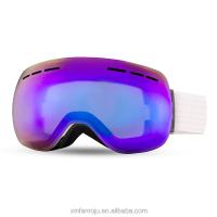 China Large Spherical Ski Goggles with Magnetic Lens System and Double Anti-Fog Protection for Outdoor Winter Sports for sale