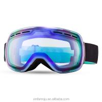 China Large Spherical Ski Goggles with Magnetic Lens System and Double Anti-Fog Protection for Outdoor Winter Sports for sale