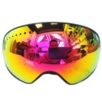China Spherical Lens Ski Goggles with Double Anti-Fog Coating and 180° Wide Field of View for Outdoor Sports for sale