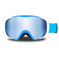 China Double-Layer Anti-Fog Rimless Ski Goggles with 180-Degree Spherical Lens for Outdoor Winter Sports for sale