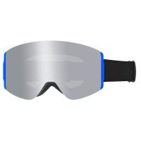 China Double-Layer Magnetic Anti-Fog Ski Goggles with Spherical Lens for Outdoor Sports - 180-Degree Vision, 30-Day Production for sale