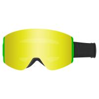 China Double-Layer Magnetic Anti-Fog Ski Goggles with Spherical Lens for Outdoor Sports - 180-Degree Vision, 30-Day Production for sale