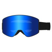 China Magnetic Double-Layer Anti-Fog Ski Goggles with Color Mirror Coating - 200 Piece MOQ, 30 Day Production for sale