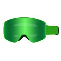 China Magnetic Double-Layer Anti-Fog Ski Goggles with Color Mirror Coating - 200 Piece MOQ, 30 Day Production for sale