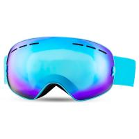 China Outdoor Ski Goggles with Synthetic Frame and Spherical Lens - UV400 Protection for Snow Sports for sale